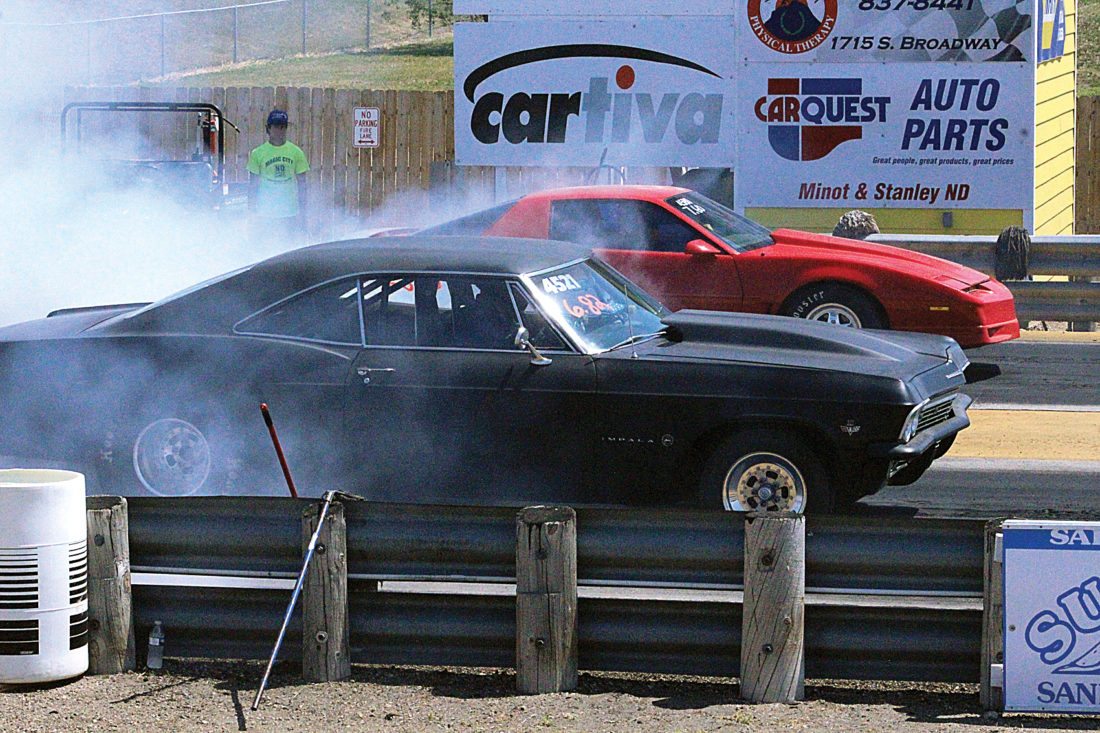 Burning rubber | News, Sports, Jobs - Minot Daily News